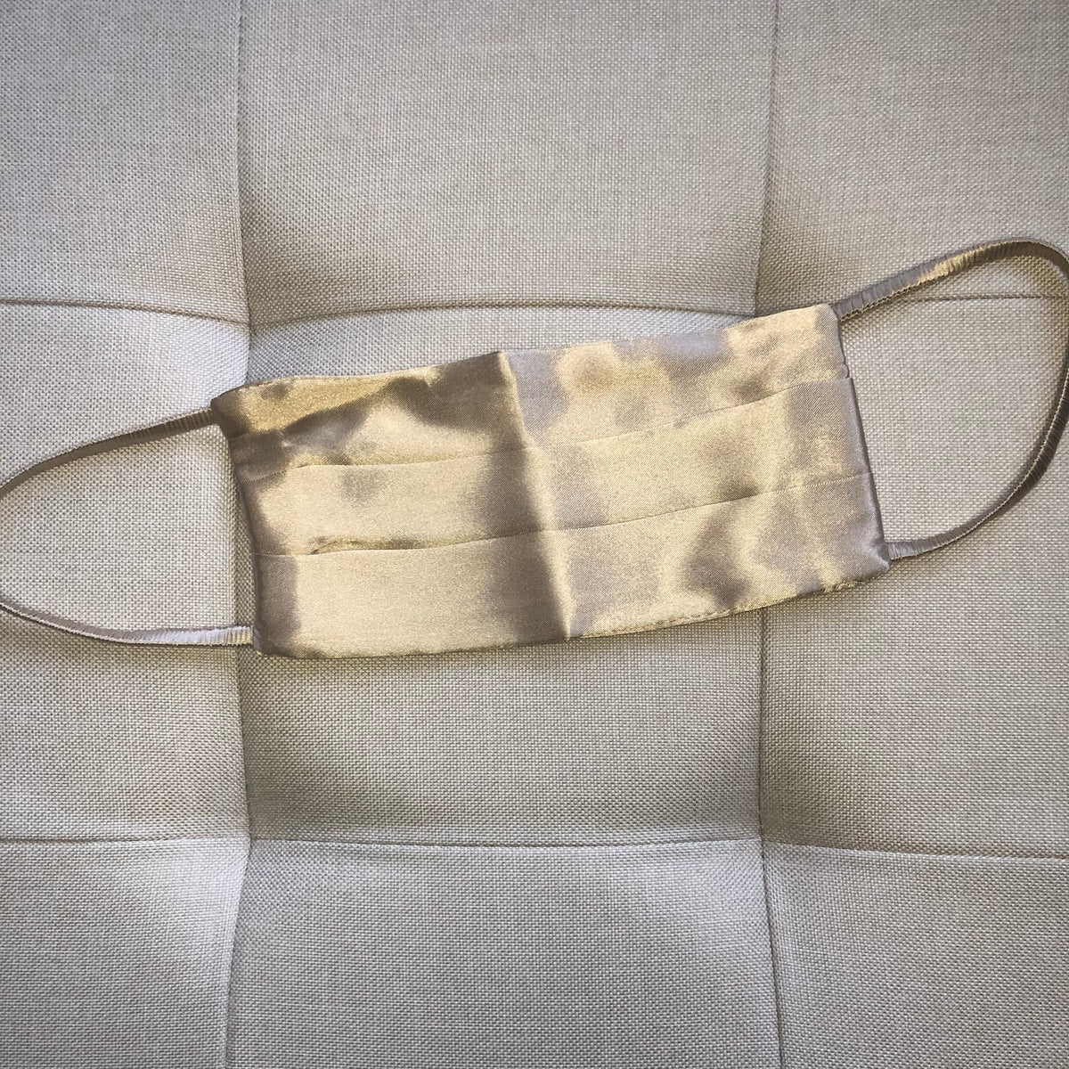 Champagne Silk Face Mask – Abbey Preston Hair